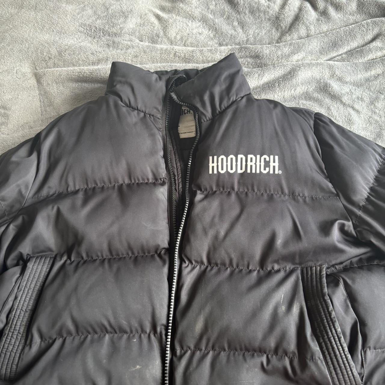 Hoodrich puffer jacket large a bit dirty but in the... - Depop