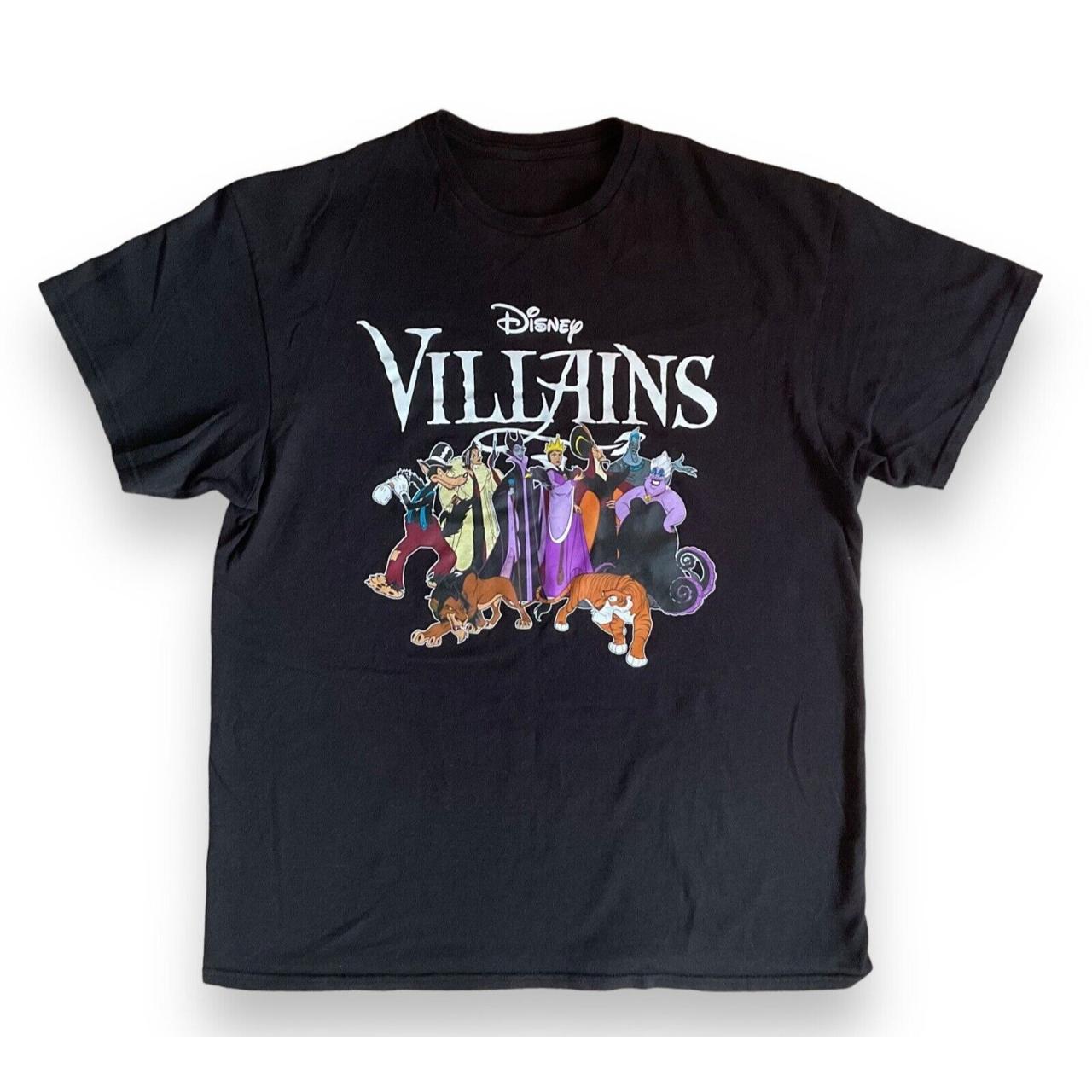 This is a black Disney Villains graphic t-shirt made... - Depop