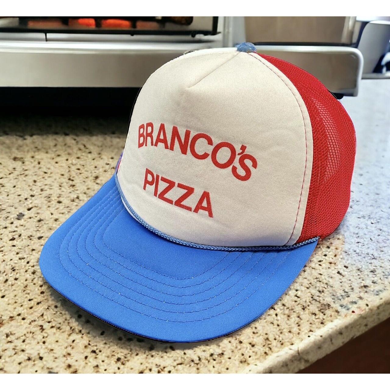 This vintage Brancos Pizza Trucker SnapBack Hat Cap... - Depop