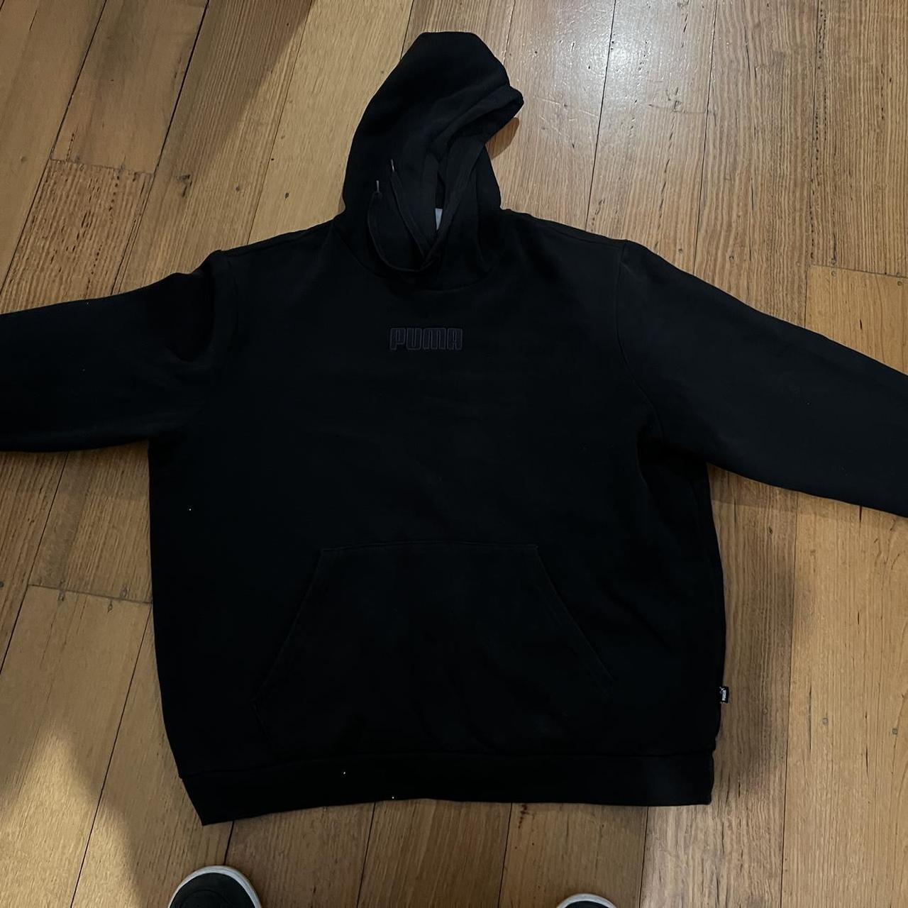 Black Xl puma jumper fits like a M-L boxy fit and... - Depop