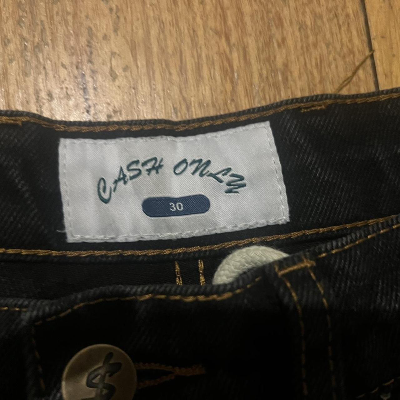 Size 30 cash only jorts mint condition just doesn’t... - Depop