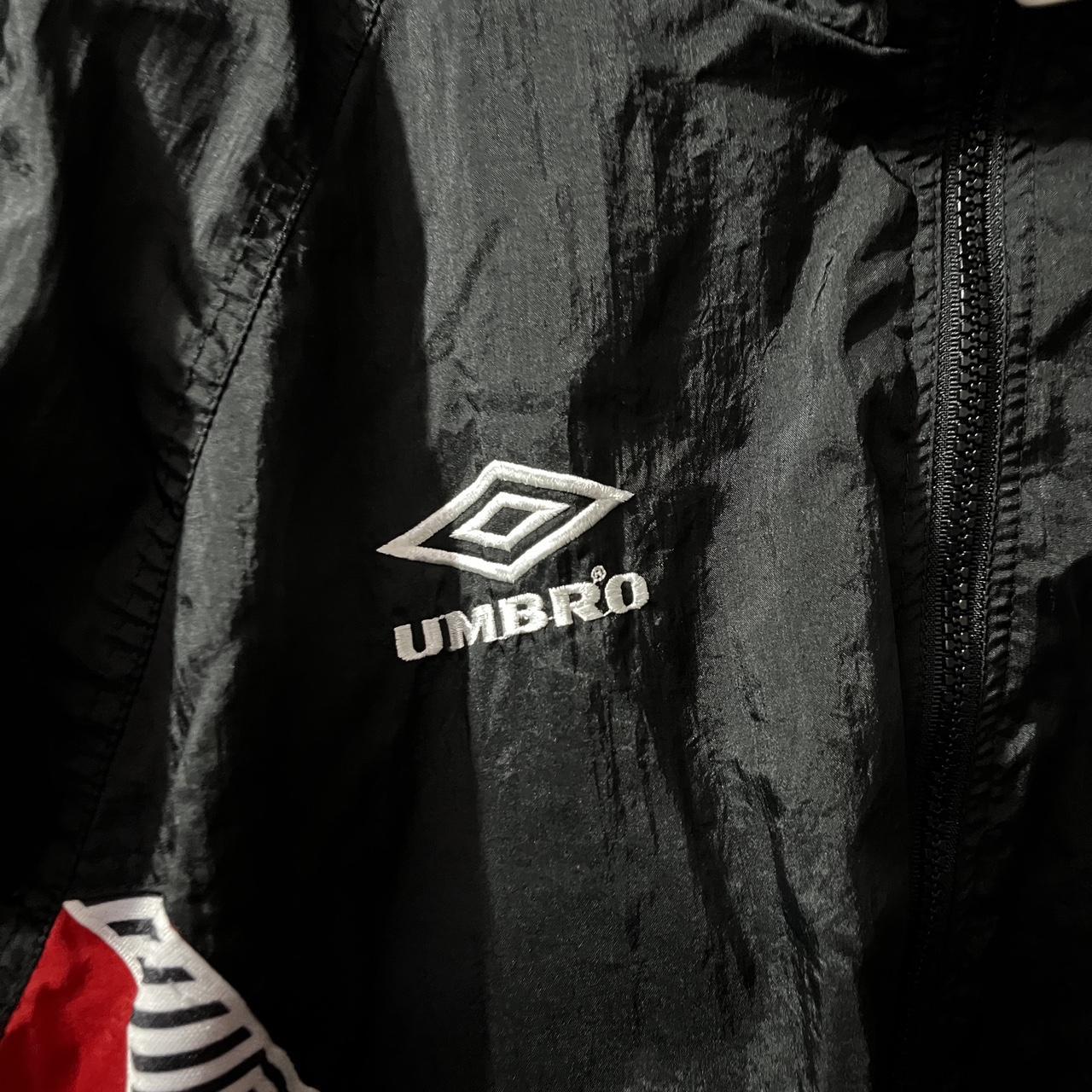 Umbro Retro soccer jacket #retro #streetwear... - Depop