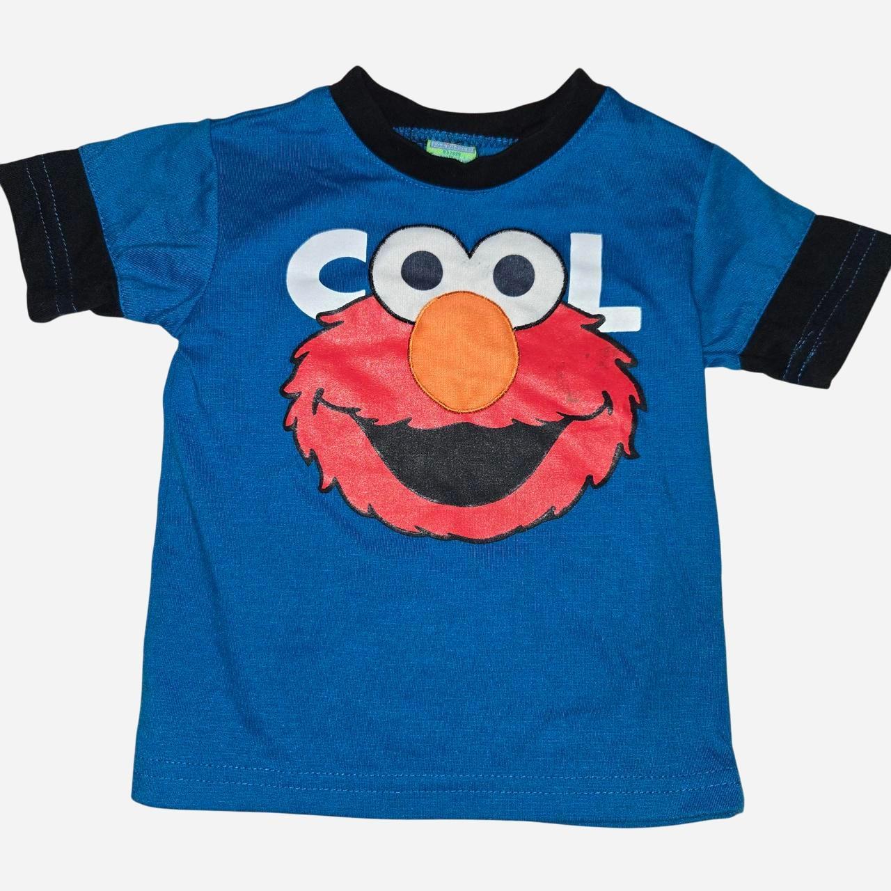 Blue Sesame Street Elmo toddler shirt #Elmo Says... | Depop
