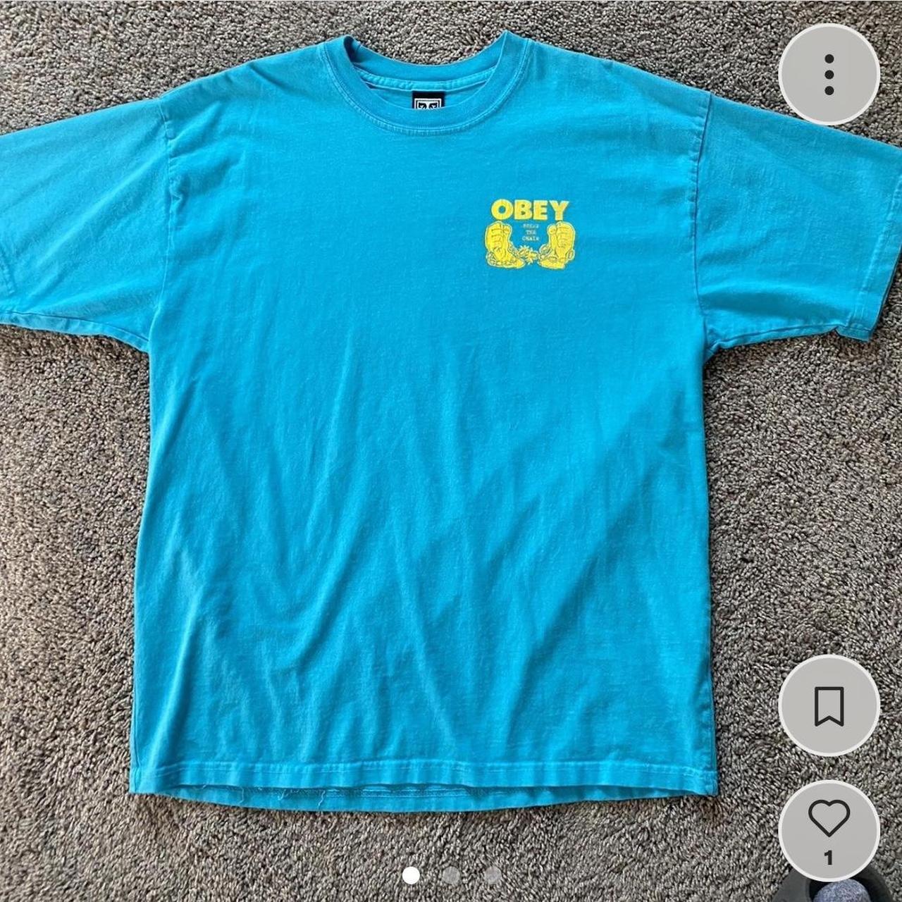 Obey t-shirt Size large - Depop