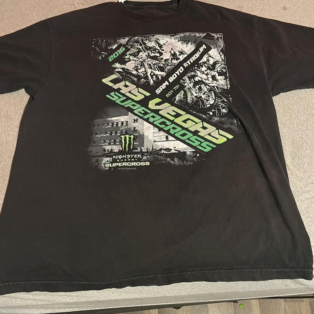 calm monster energy y2k las vegas 2016 supercross... - Depop