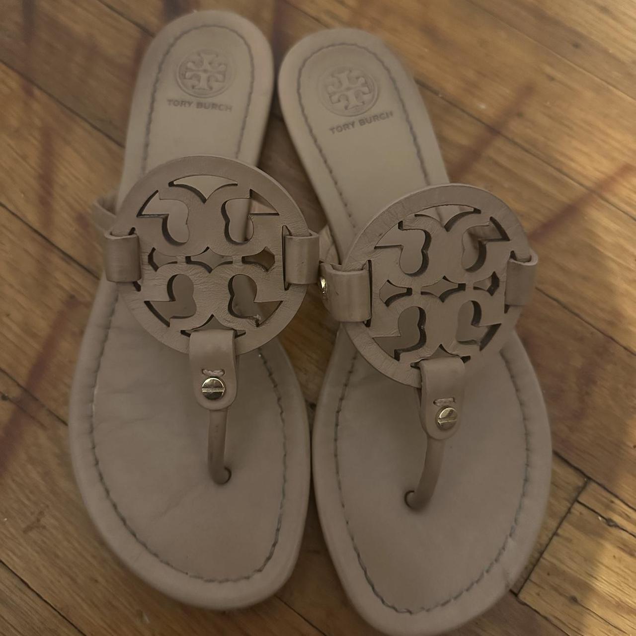tan tory burch sandal | Depop