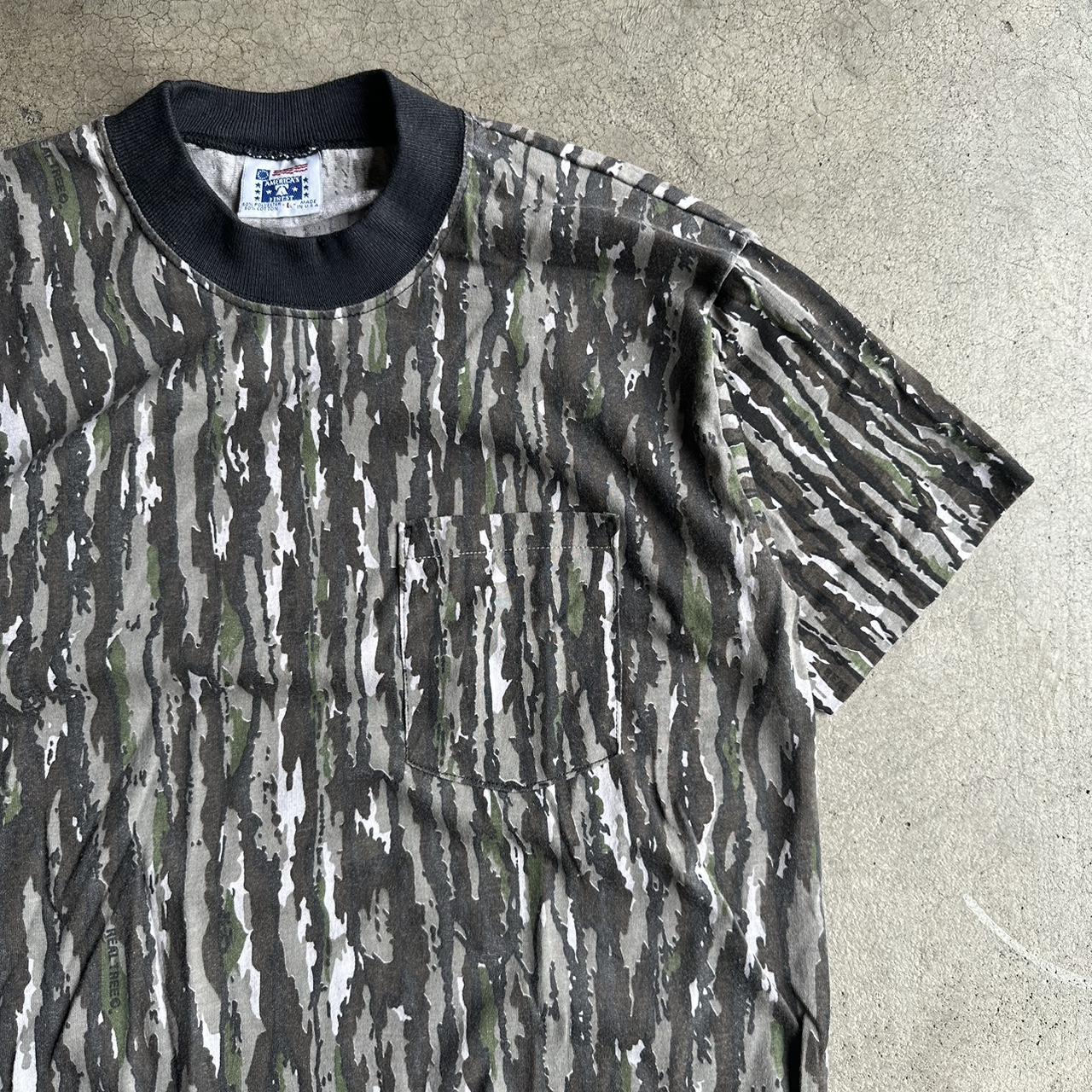 Vintage Tiger Stripe Camo Pocket Shirt Size... | Depop