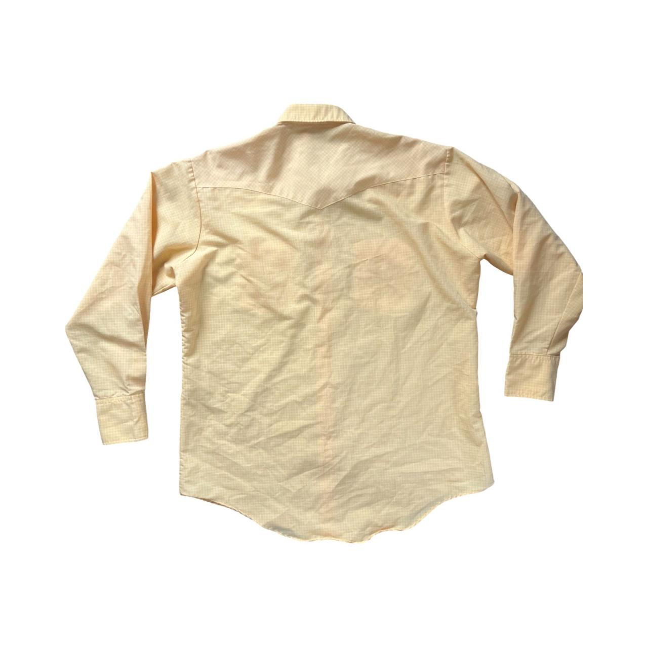 VTG H Bar C Ranchwear Long Tail Western Shirt Pearl... - Depop