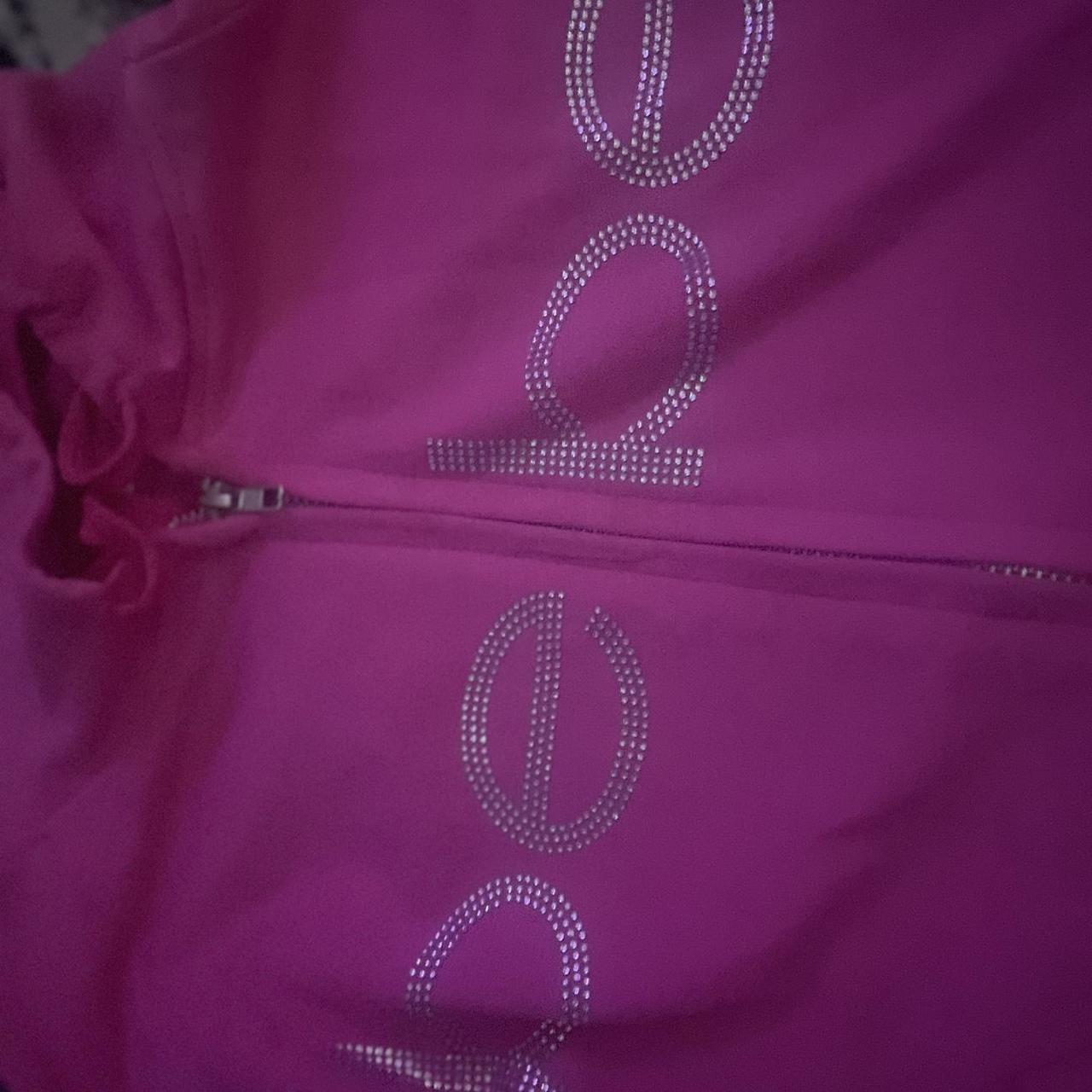 pink “bebe” jacket ( still in good shape) - Depop