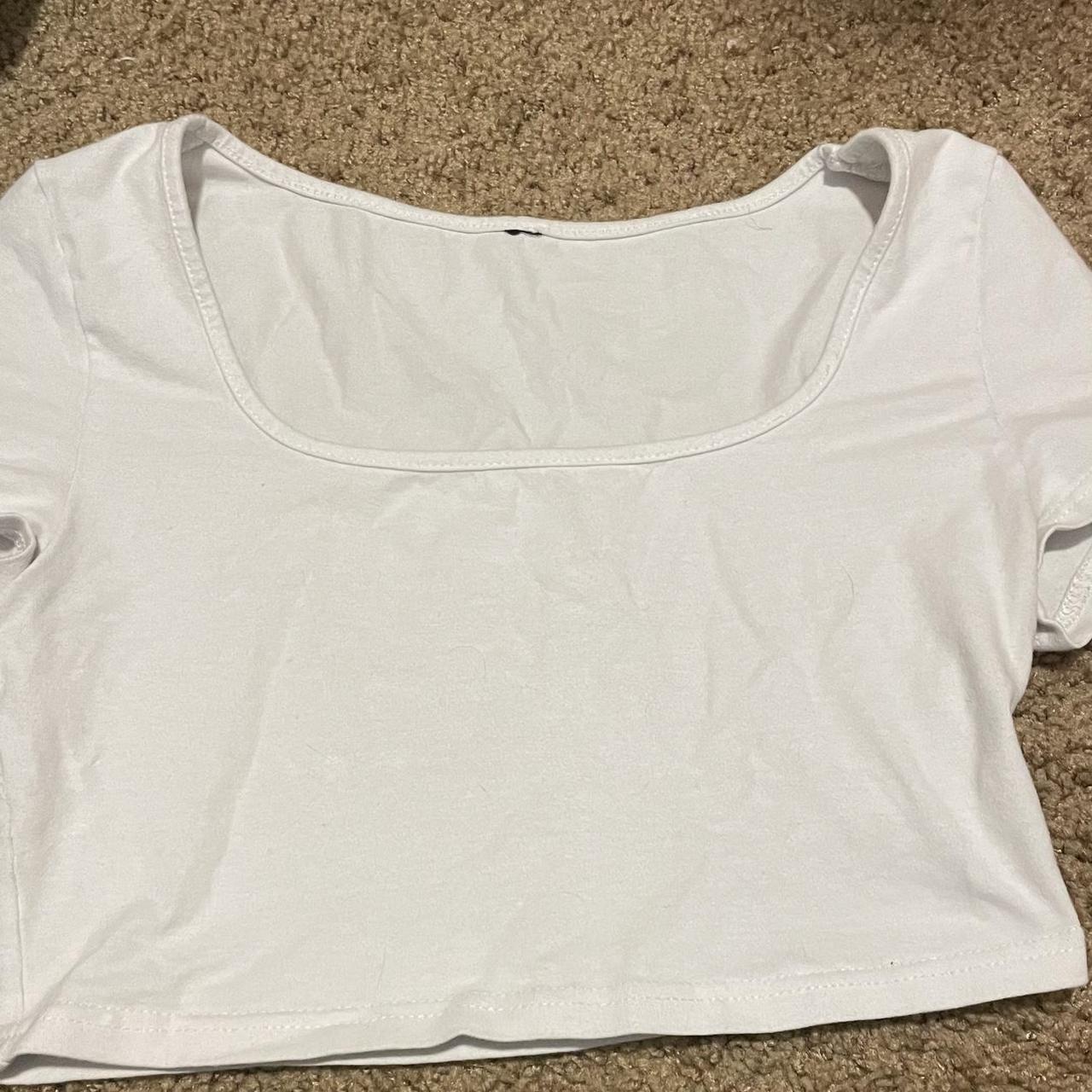 Basic white crop top from Amazon It’s really... - Depop