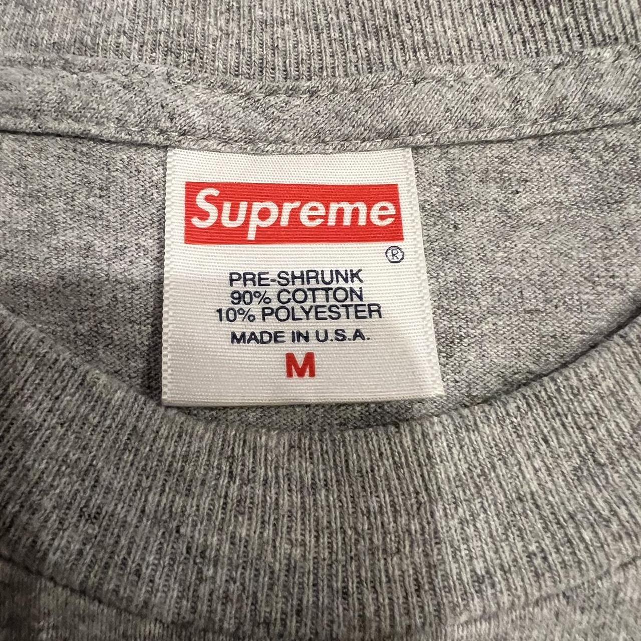 Supreme Jet Tee Heather Grey Size Medium Good... - Depop