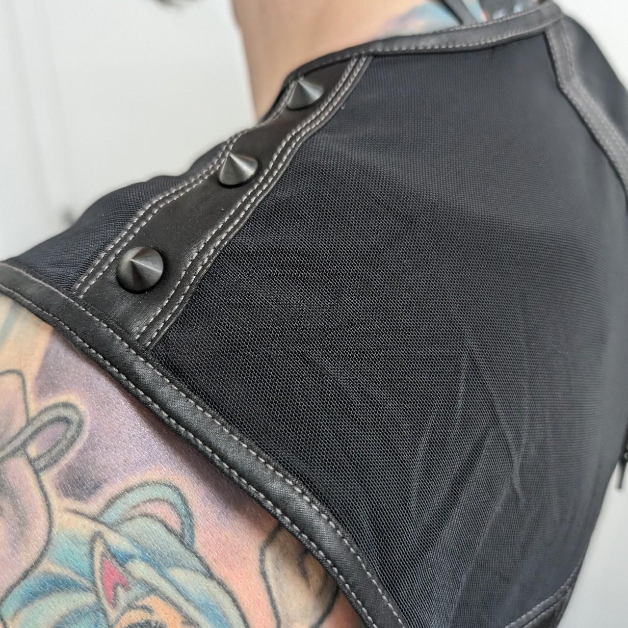 Lip Service Vice mesh / vinyl top size - Depop