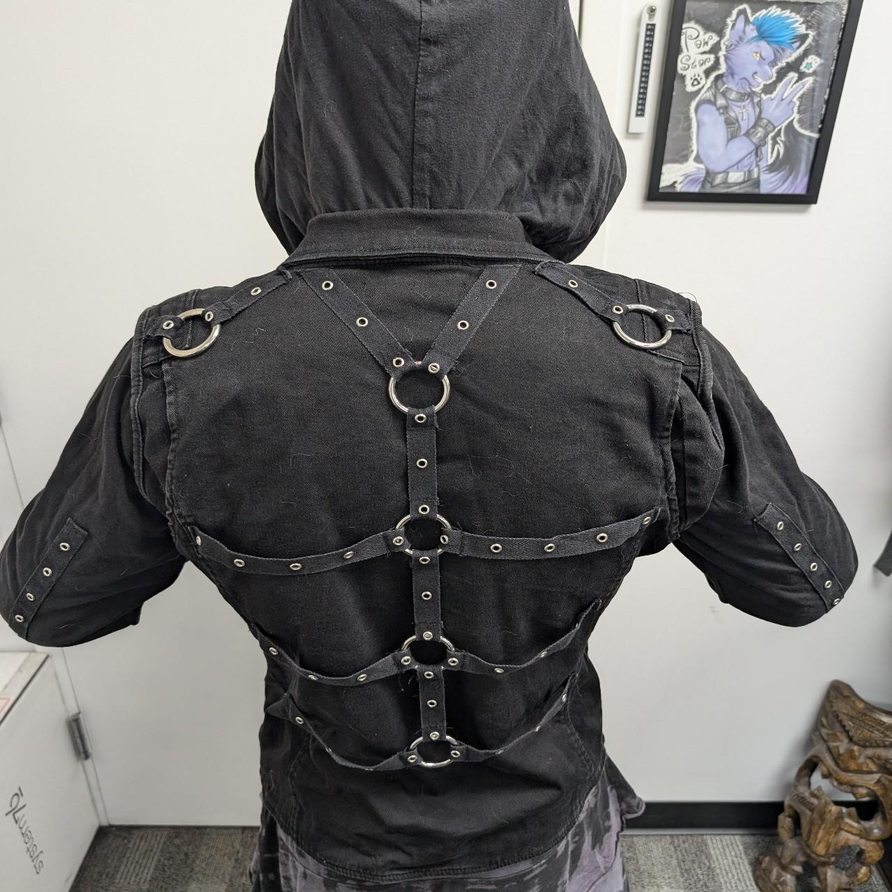 Vintage LIP SERVICE Jacket (modded) ~ size M - Depop