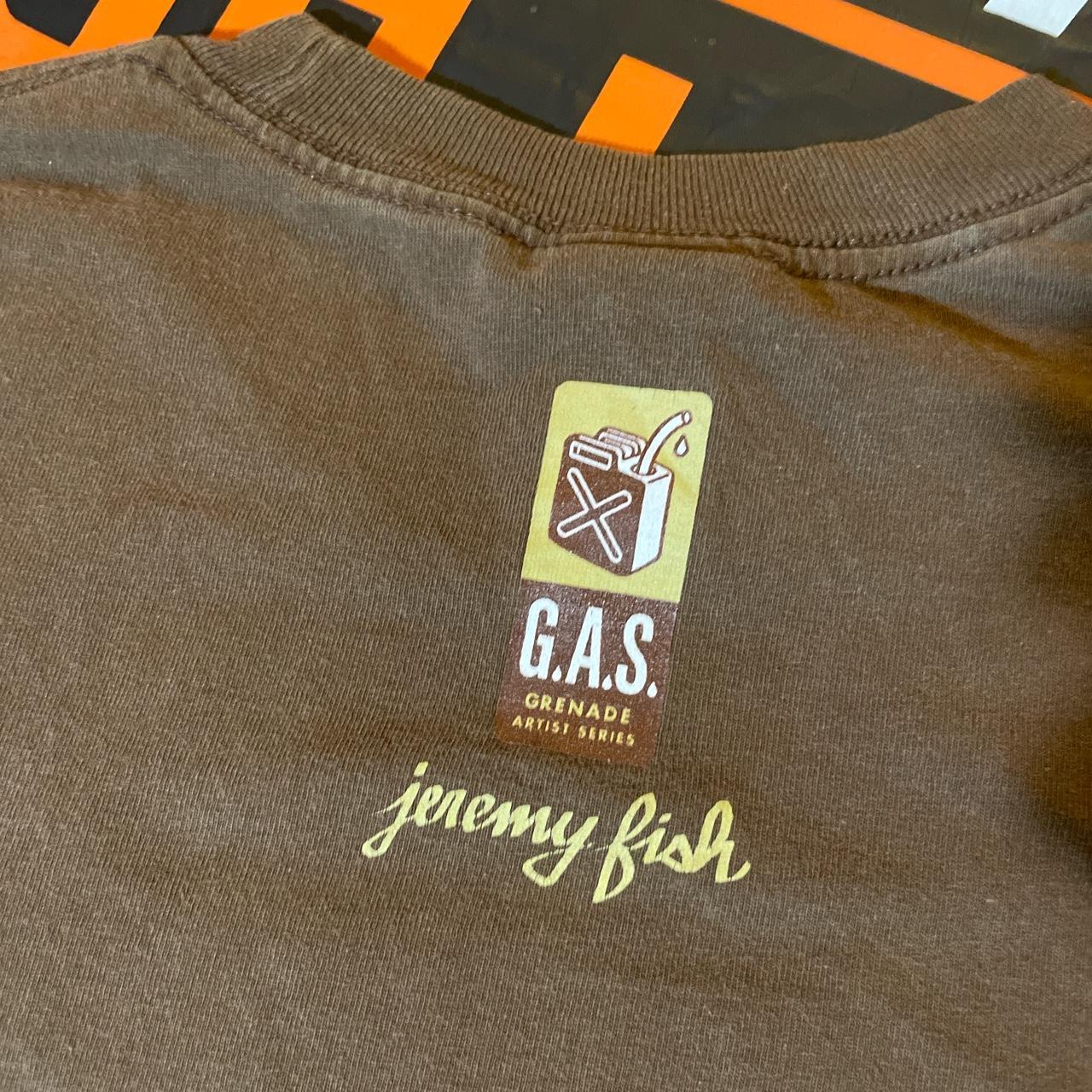 Jeremy fish grenade shirt - Depop