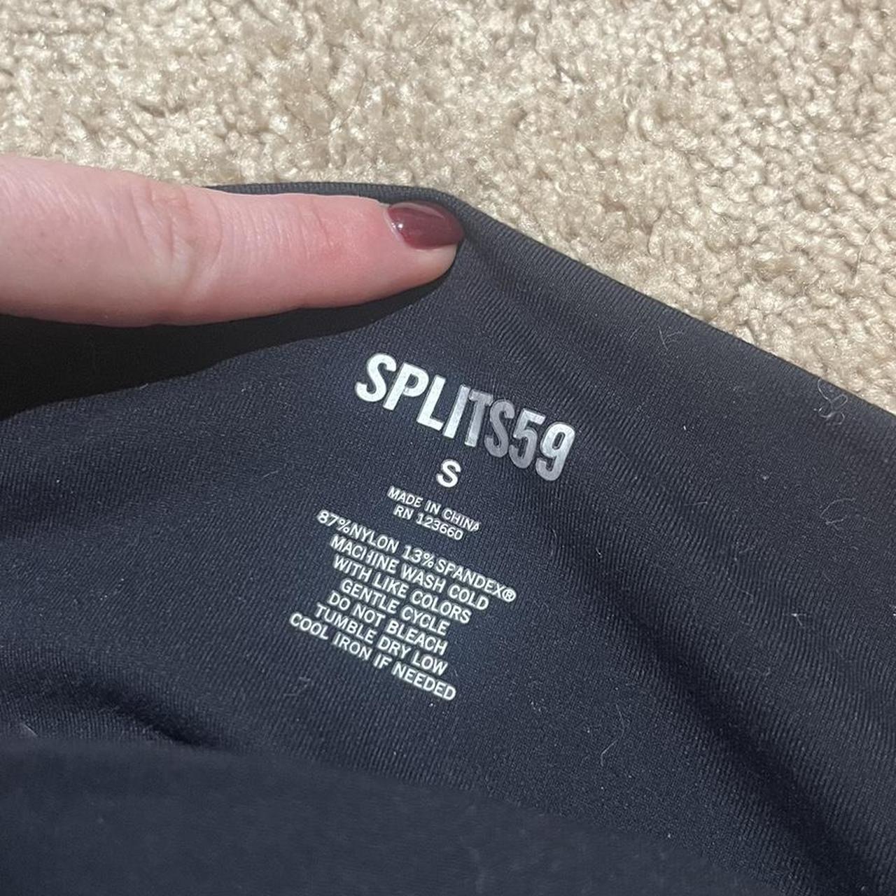 Splits59 Black Cropped Leggings - Depop