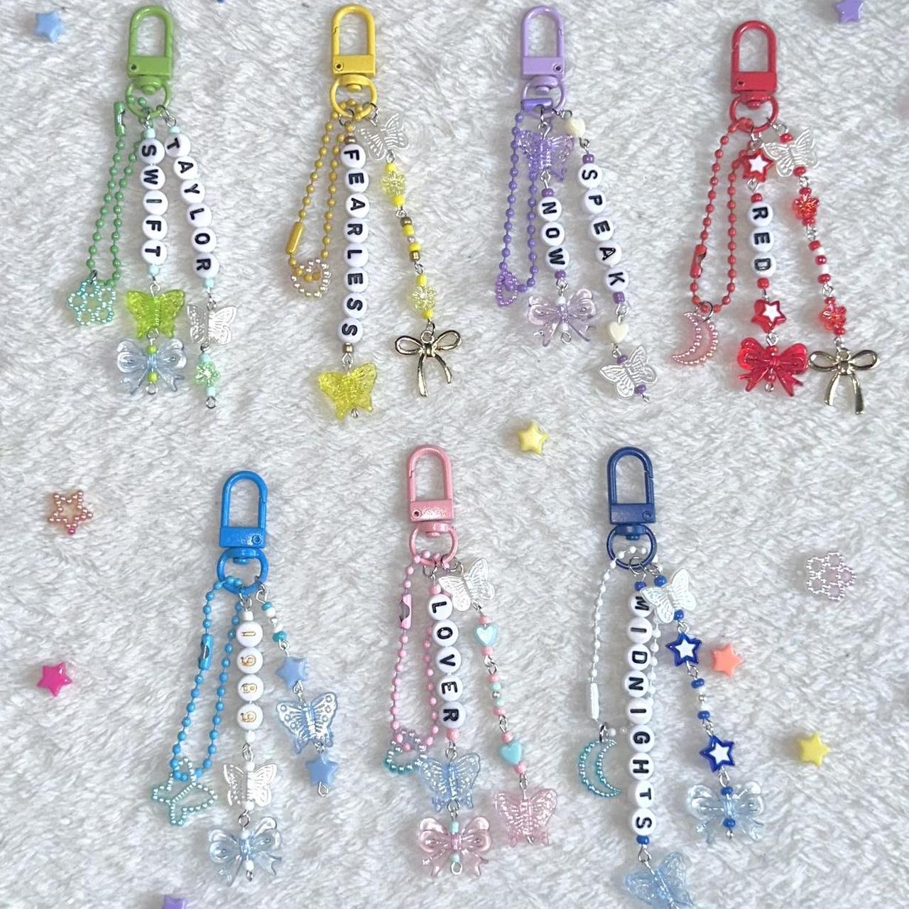 Taylor Swift Keychains *CERTAIN ALBUMS ARE N/A*... - Depop
