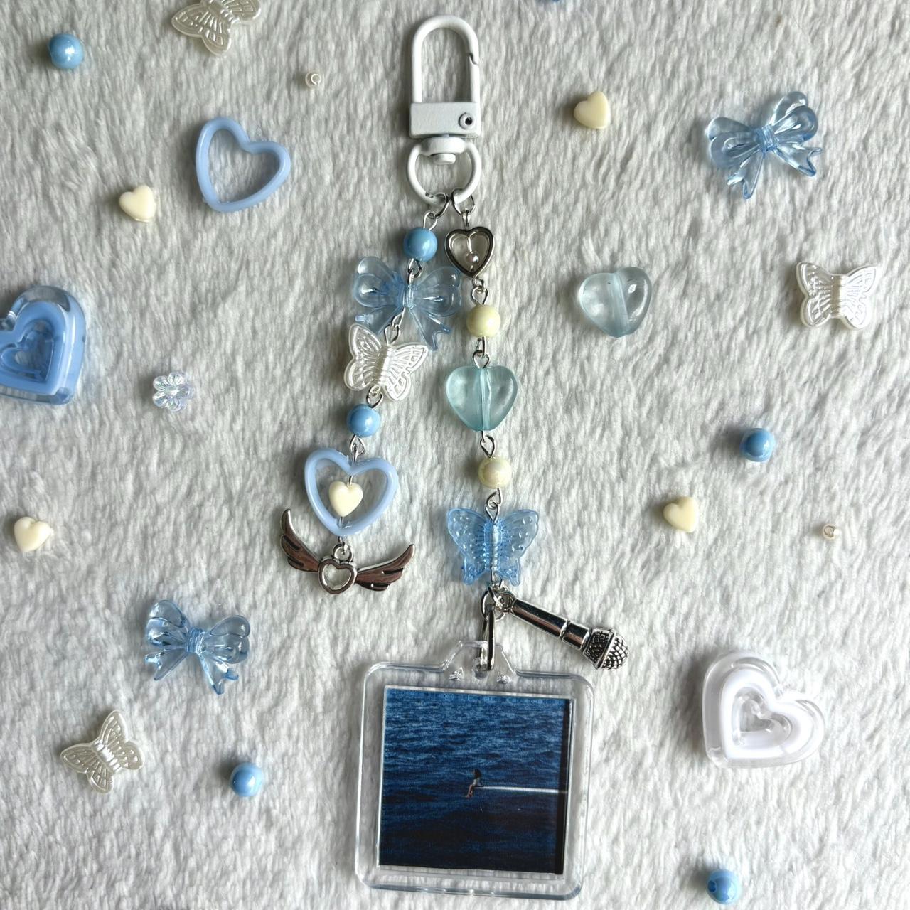 sza sos album cover inspired beaded keychain 15.5cm... | Depop