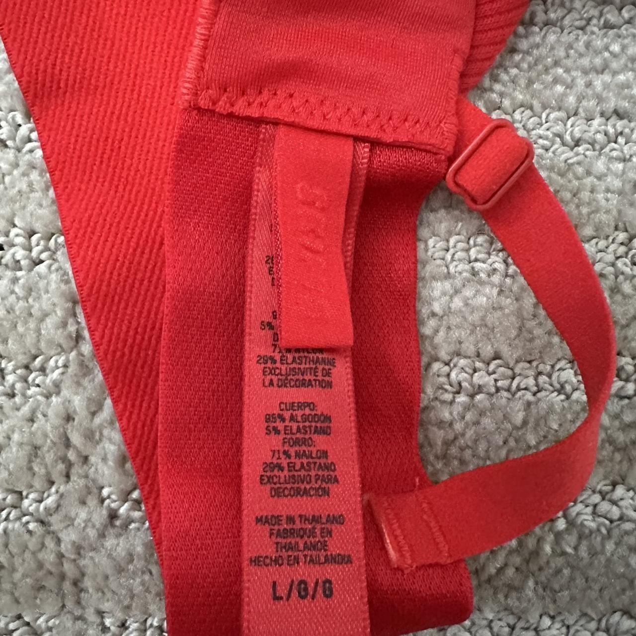 Skims red ribbed bralette - Depop