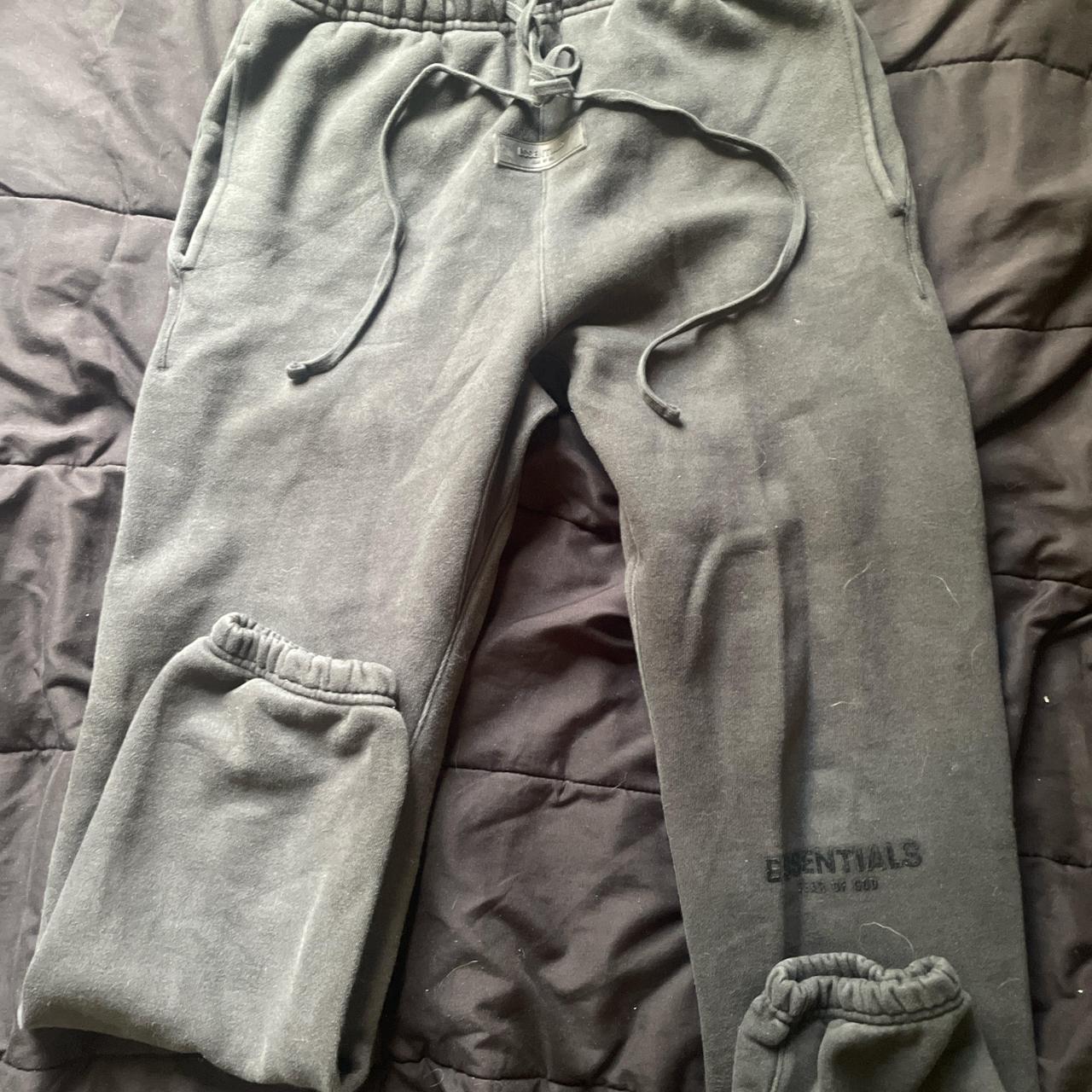 Essentials FOG Sweats Fits like S Light fading |... - Depop