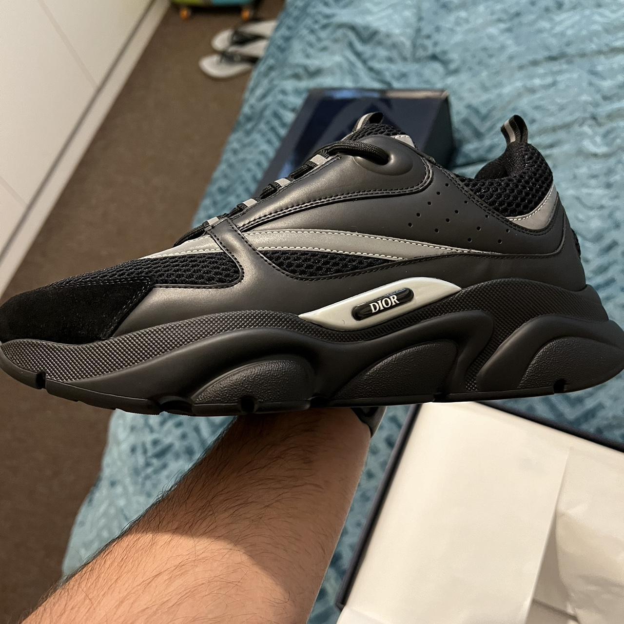 Dior b22 black and silver - Depop