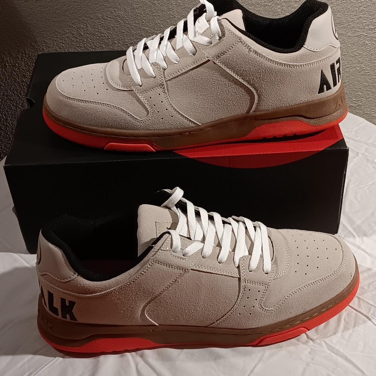 Airwalk Nova-J Cream color Gum Red Sole #Airwalk... - Depop