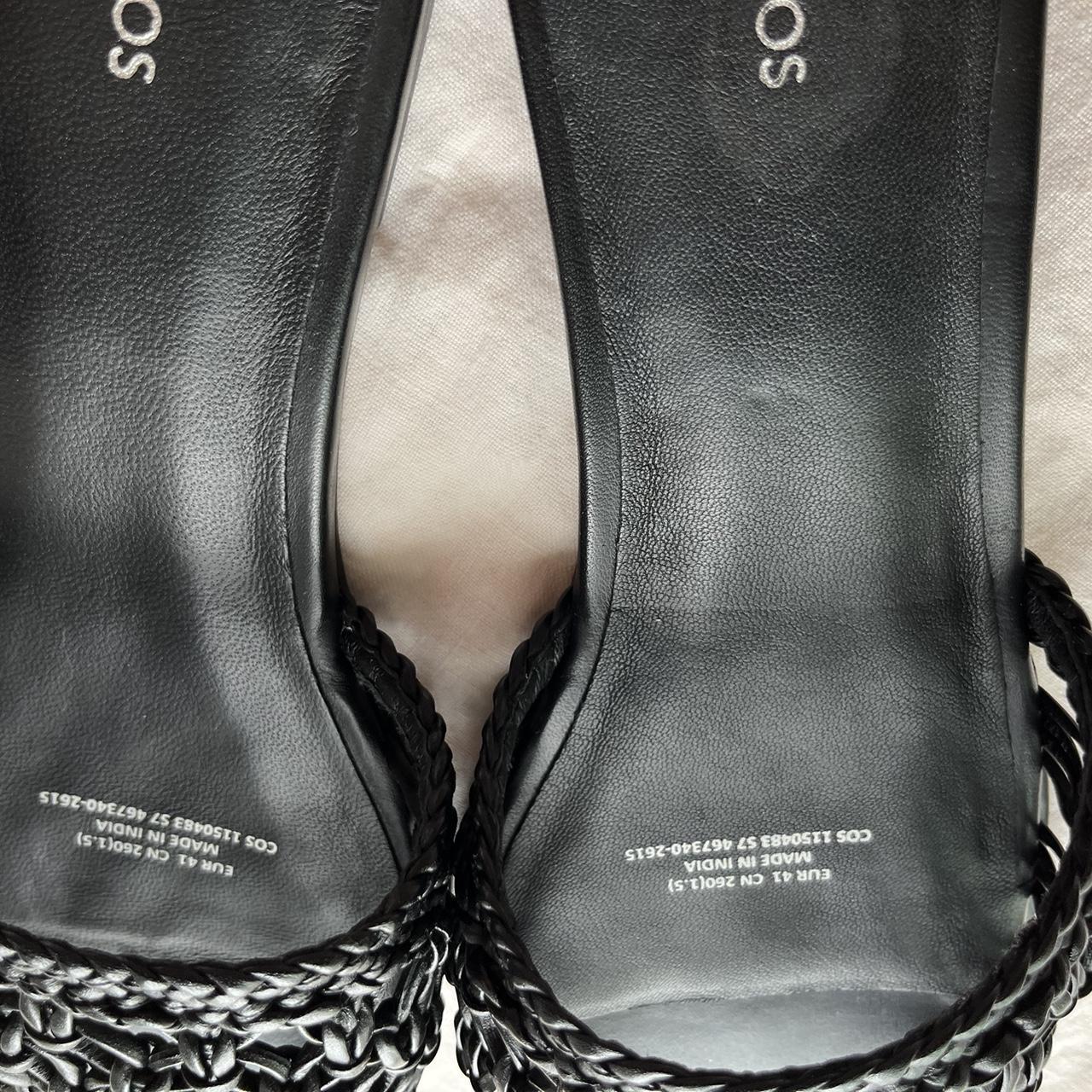 COS leather slide sandals. Brand new inbox never... - Depop