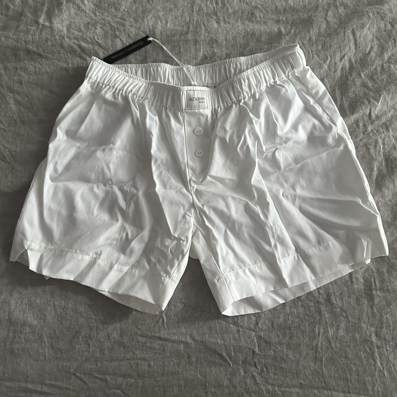 gooseberry intimates white boxers size S NWT - Depop