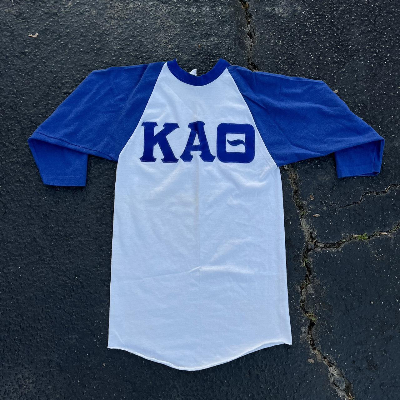 70s Kappa Alpha Theta Russell Athletics Raglan... - Depop