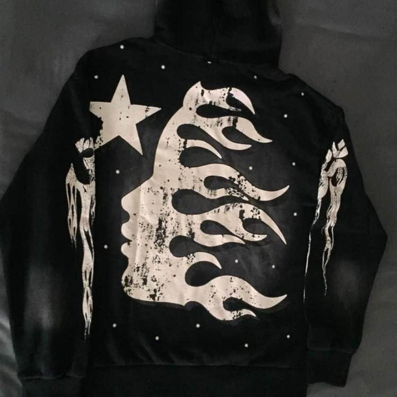 Hellstar Hoodie and Sweats Outfit - Depop