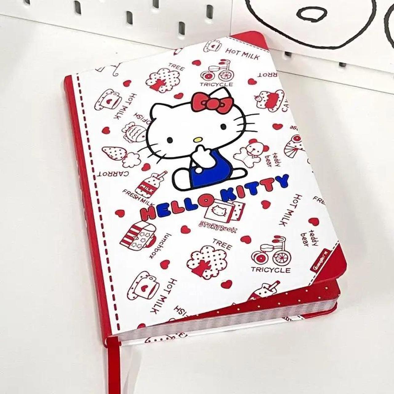 Sanrio Hello Kitty Notebook Colorful Inner Page... - Depop