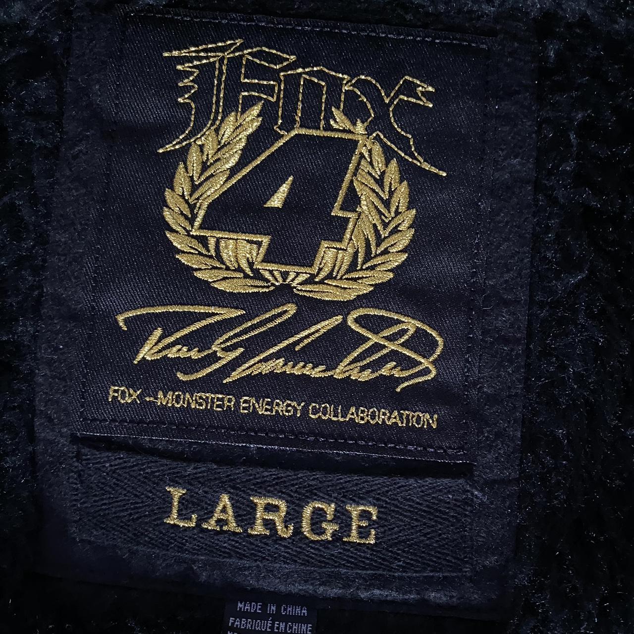 FOX RACING Hoodie Monster Energy Zip... - Depop