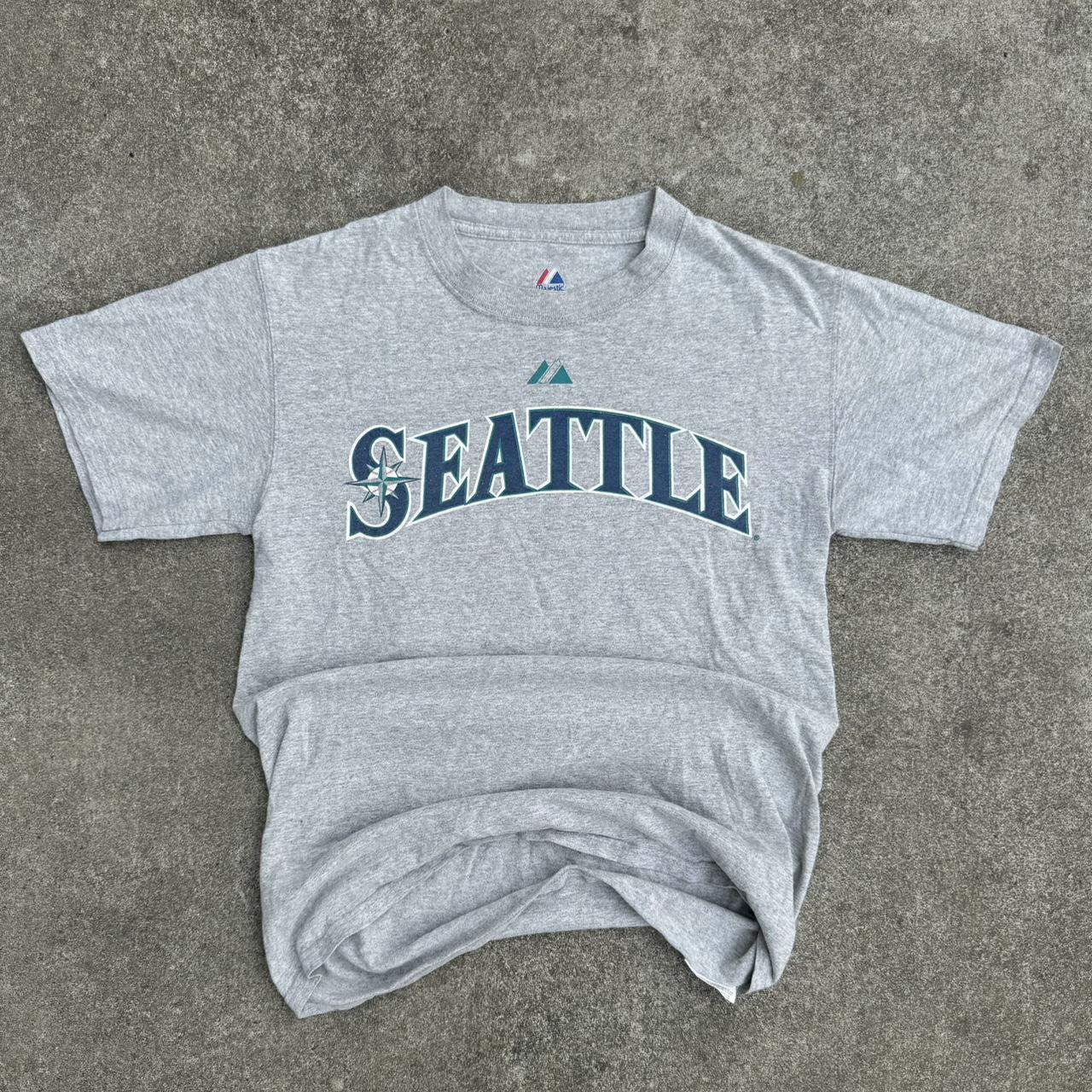 Vintage 2000s Majestic Seattle Mariners Ken Griffey... | Depop