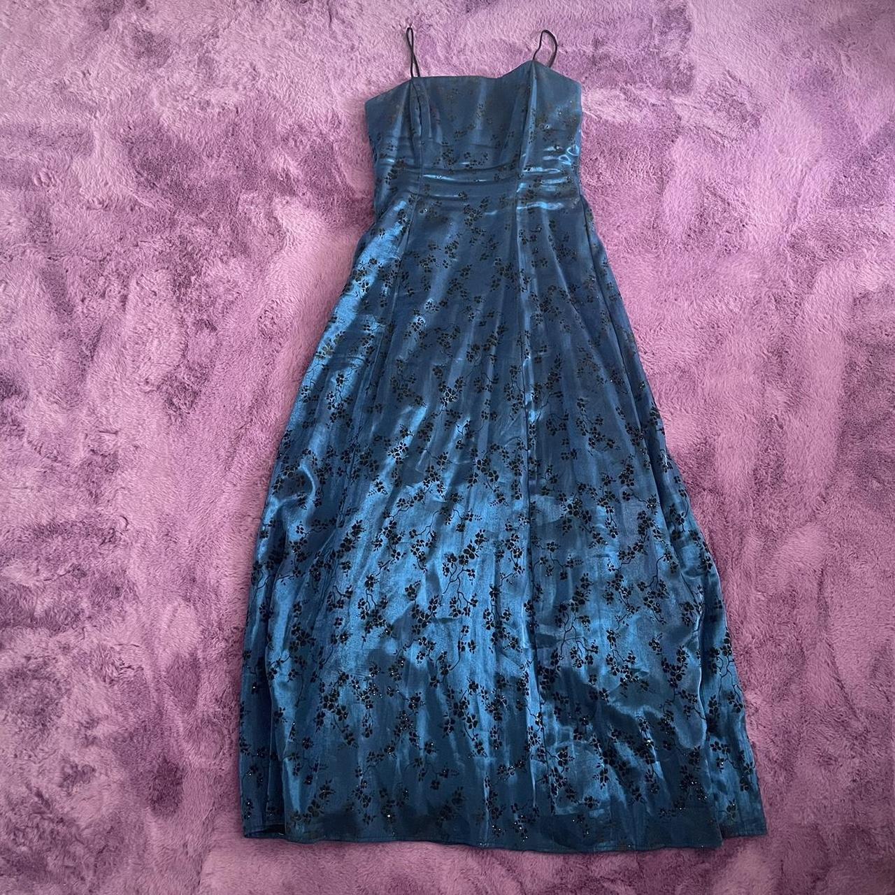 Morgan & Co by Linda Bernell Dark Blue Vintage 90s... | Depop
