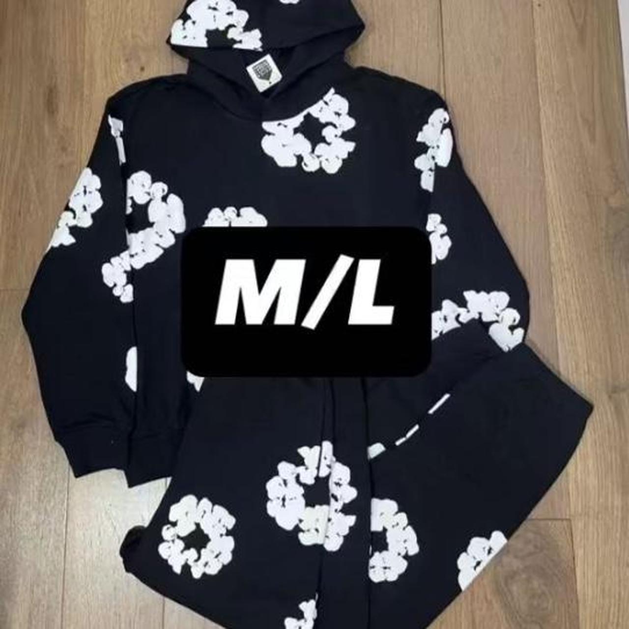 Black and white denim tear tracksuit #denimtears | Depop