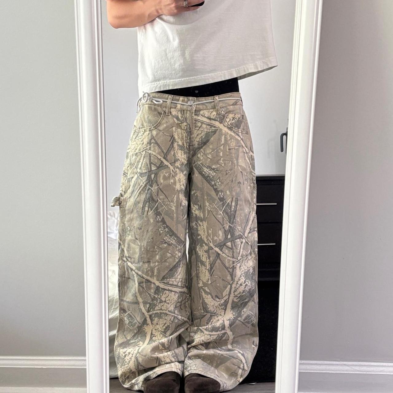 Camo baggy denim -hella fire piece, fits perfectly... | Depop