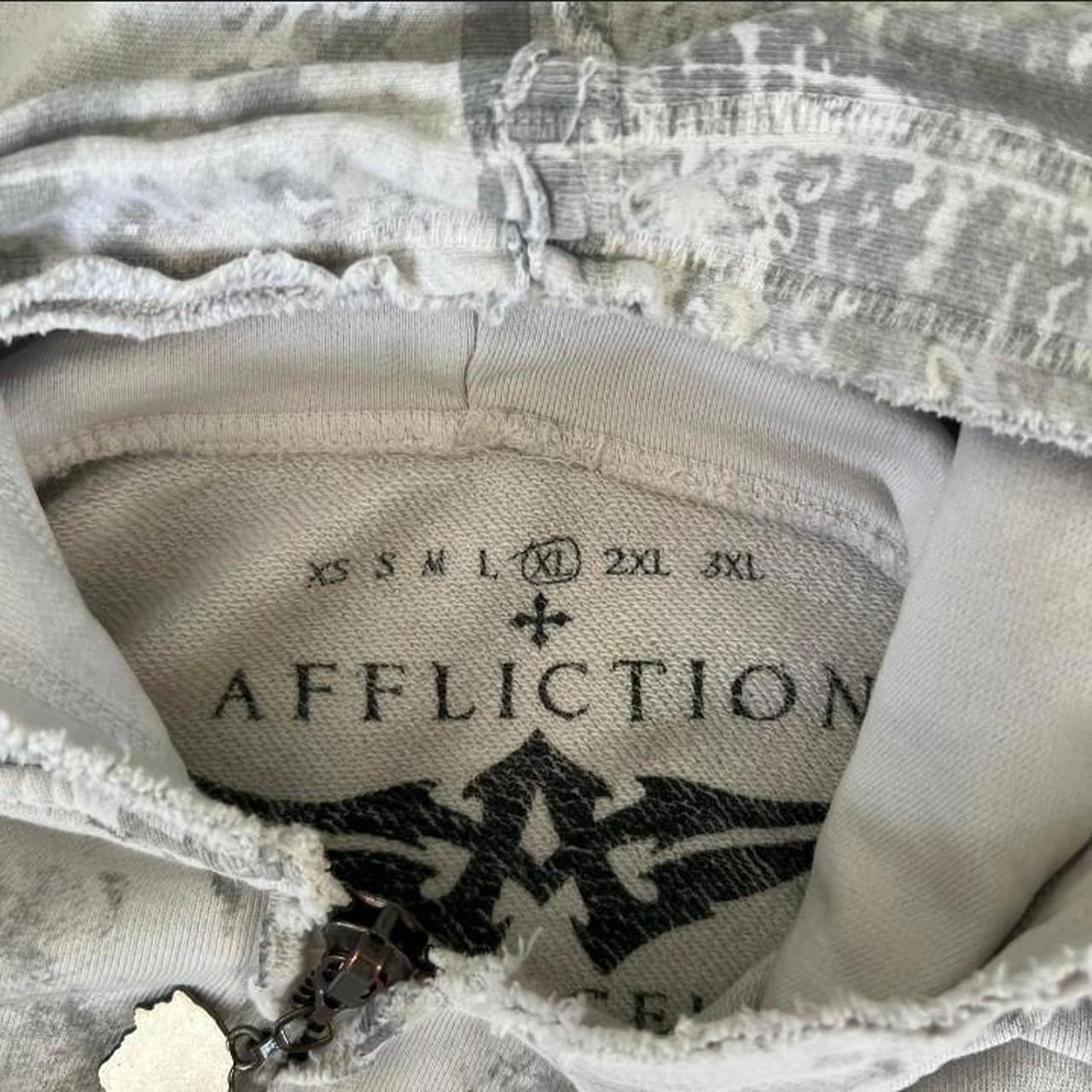 affliction hoodie #affiction #emo #pinkman #cool #fire - Depop