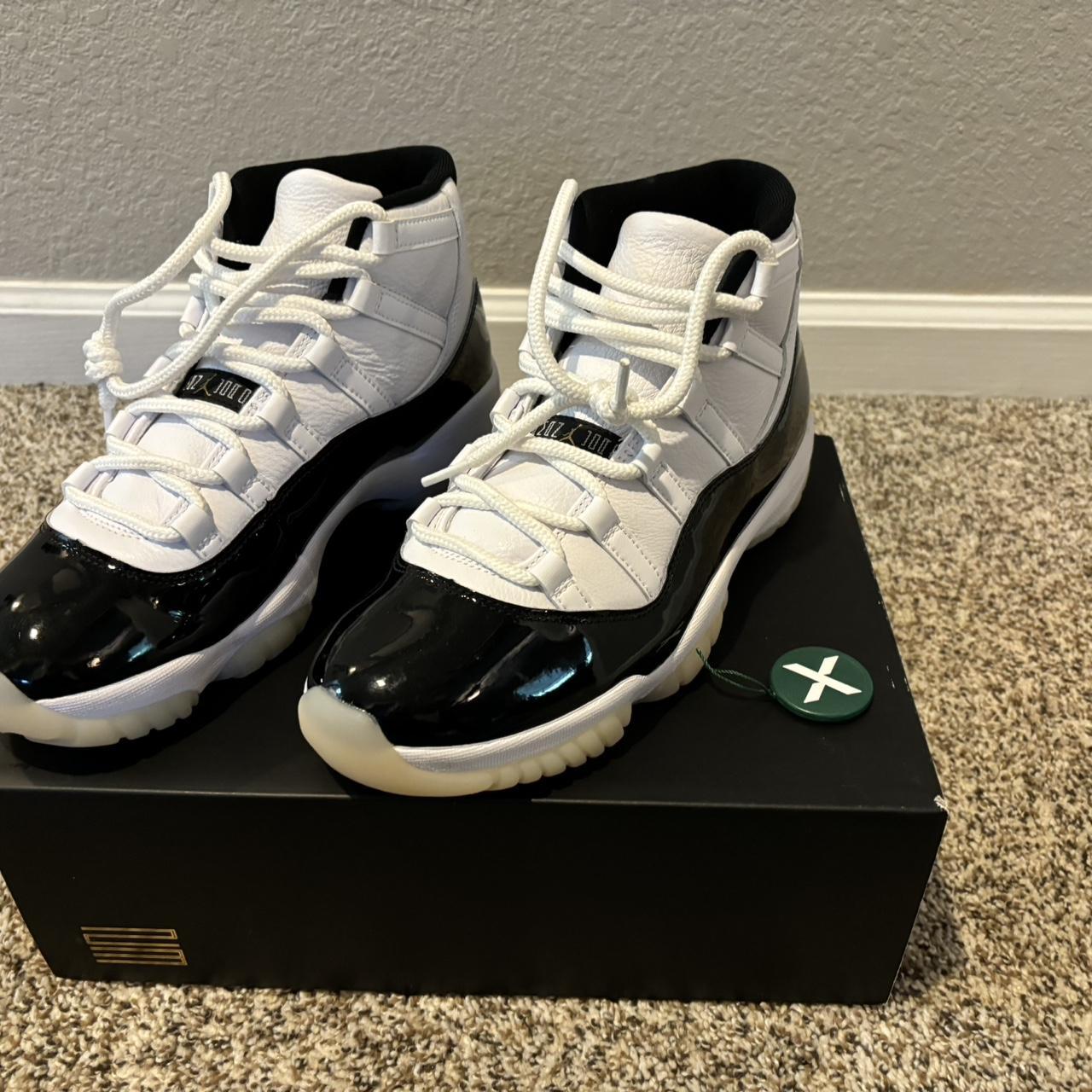 Jordan 11 gratitude worn once great condition size 9... - Depop