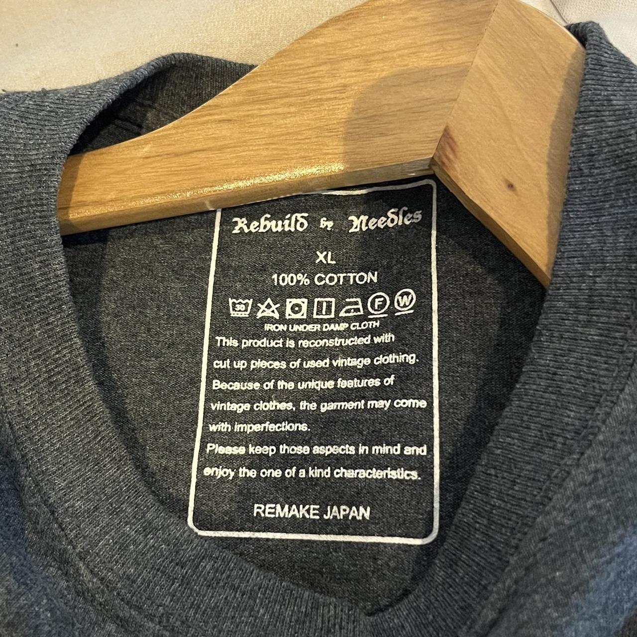 Needles Rebuilt T-Shirt Custom One of One Size XL,... - Depop