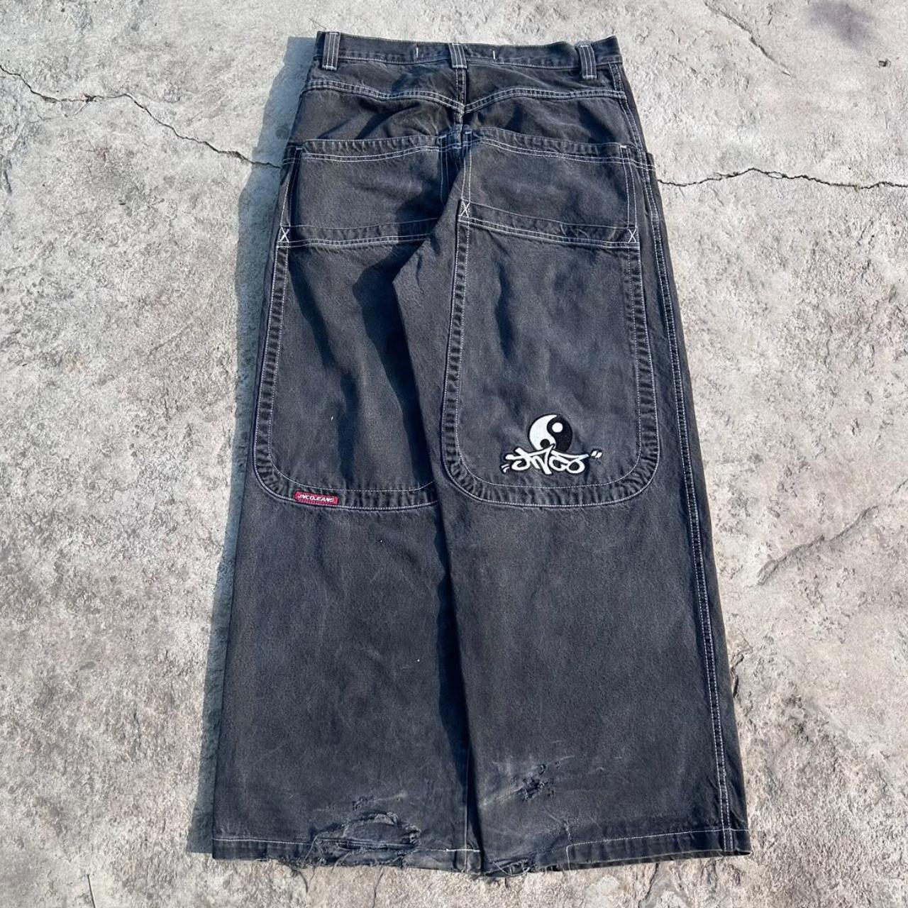 Jnco Yin-Yang 34x32 Hella rare fit perfect DM... - Depop