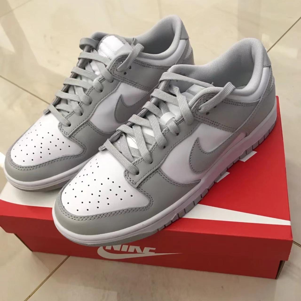 Nike Dunk Low Retro "grey" shoes for men Men's... - Depop