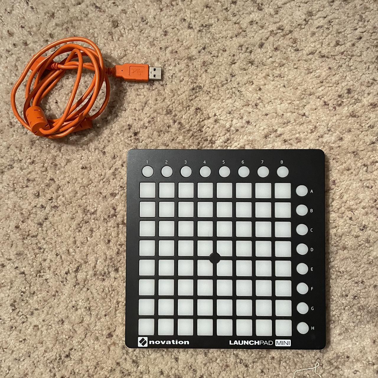 Novation LaunchPad Mini MIDI controller in orange... - Depop