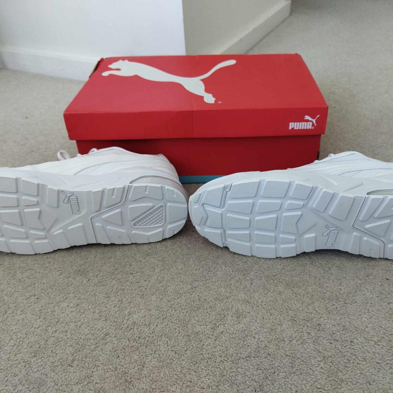 Puma Viz2k Sn00 Triple White USA 11, UK 10, EU... - Depop