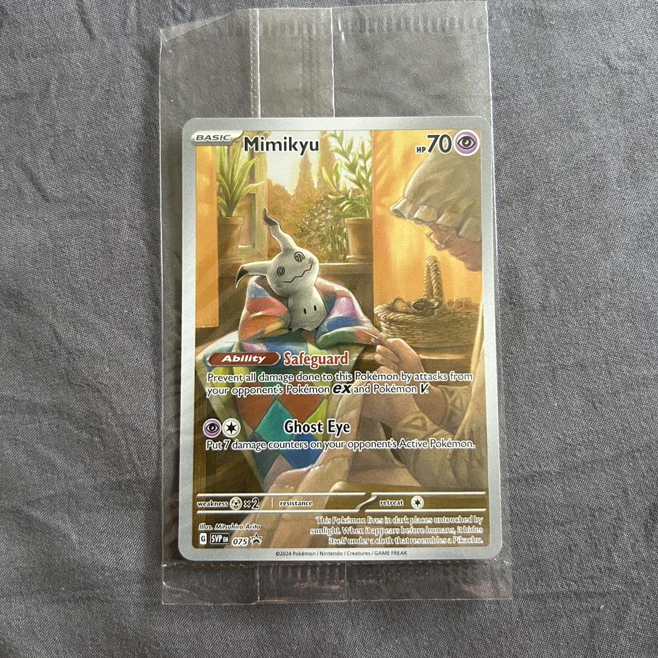 Promo Mimikyu Pokemon Card - DM if you have... - Depop
