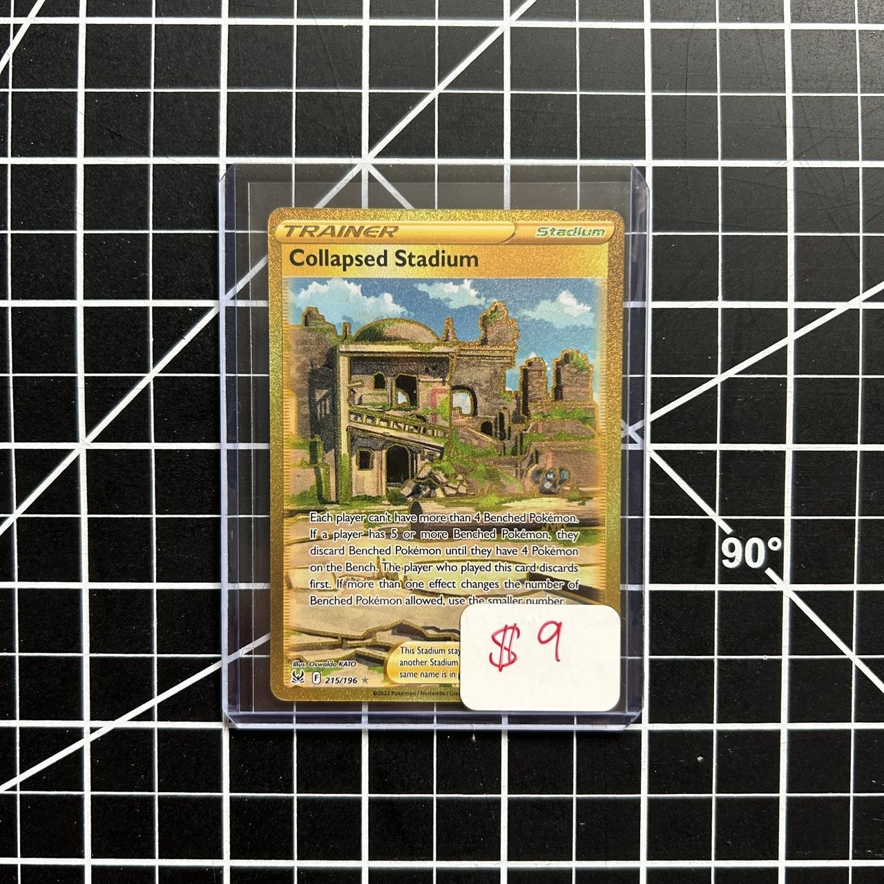Gold Collapsed Stadium Pokemon Card - DM if you... | Depop