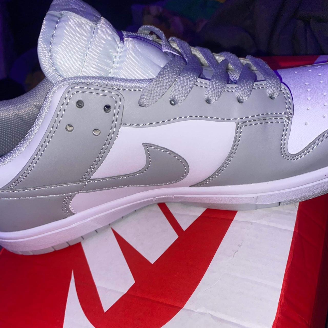 Nike dunks “grey fog” - Depop