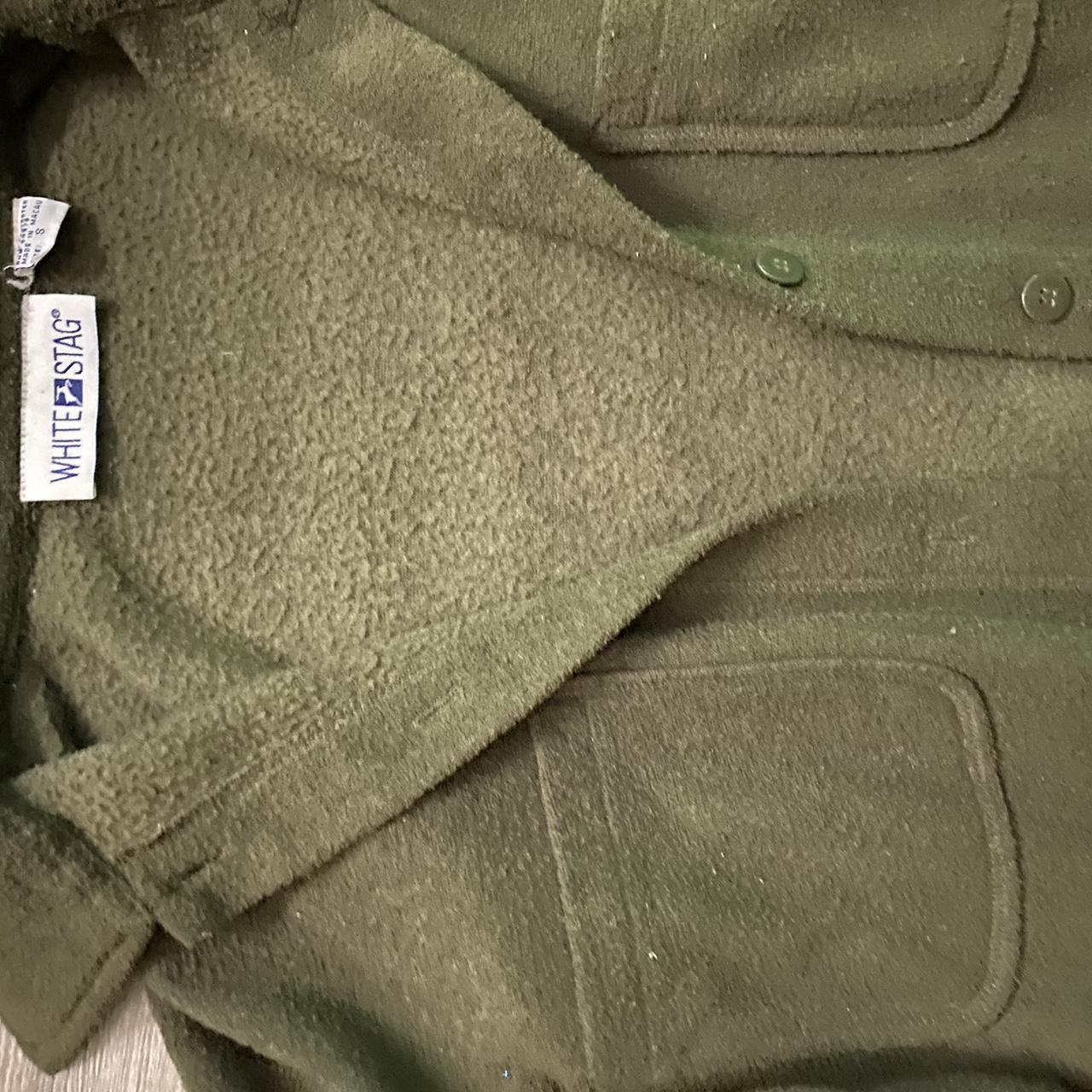 Dark green button up sweater - Depop