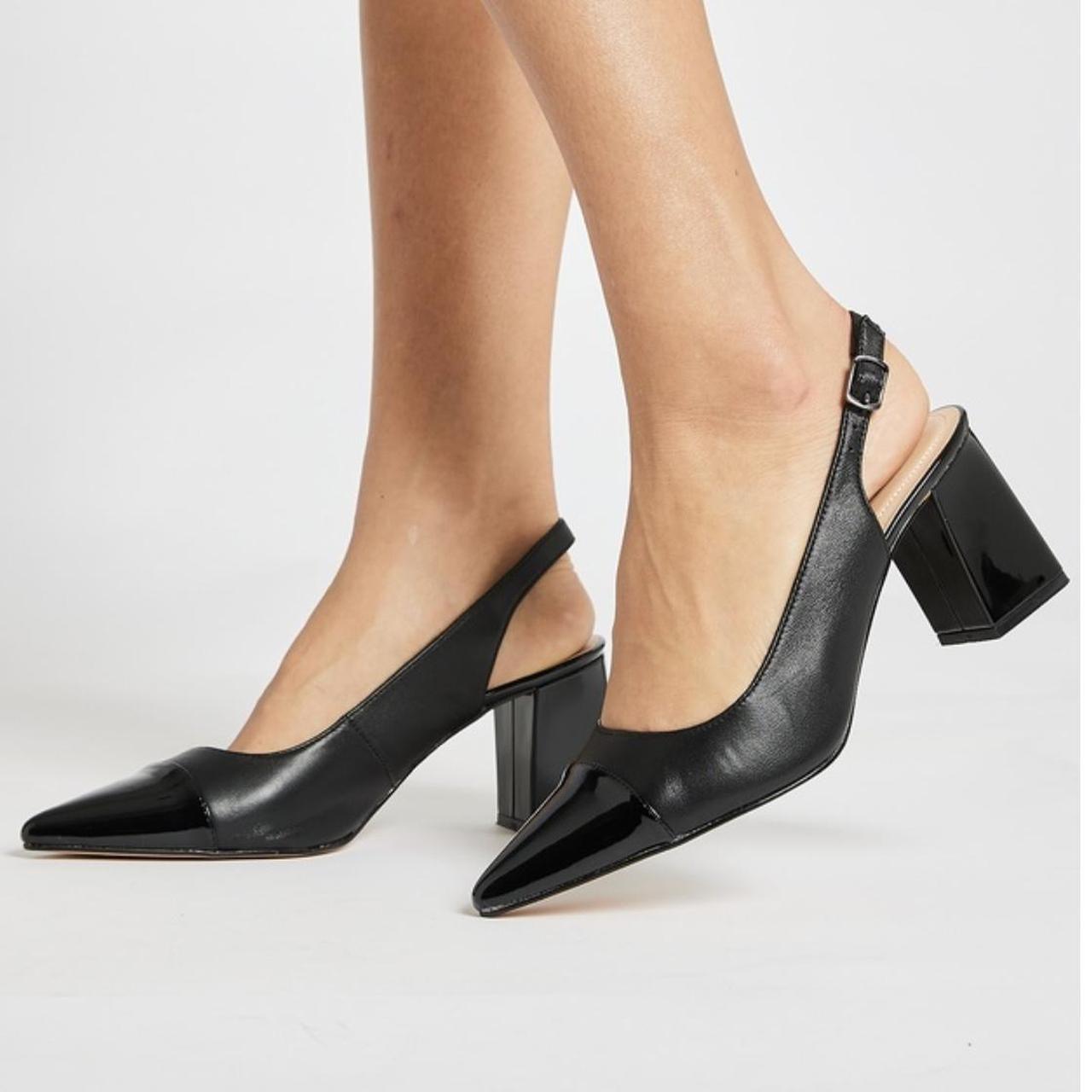 Sandler Kirsty Heeled Shoes in black patent