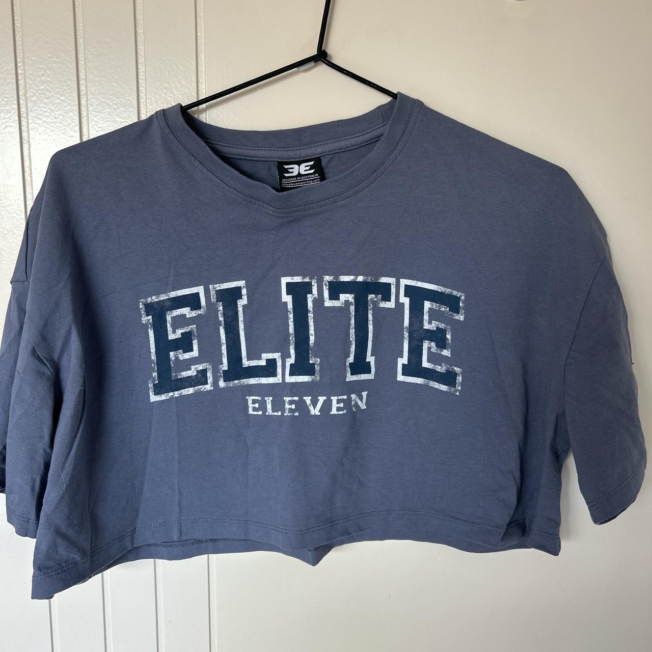 Cropped Elite Eleven Gym T-shirt - Depop