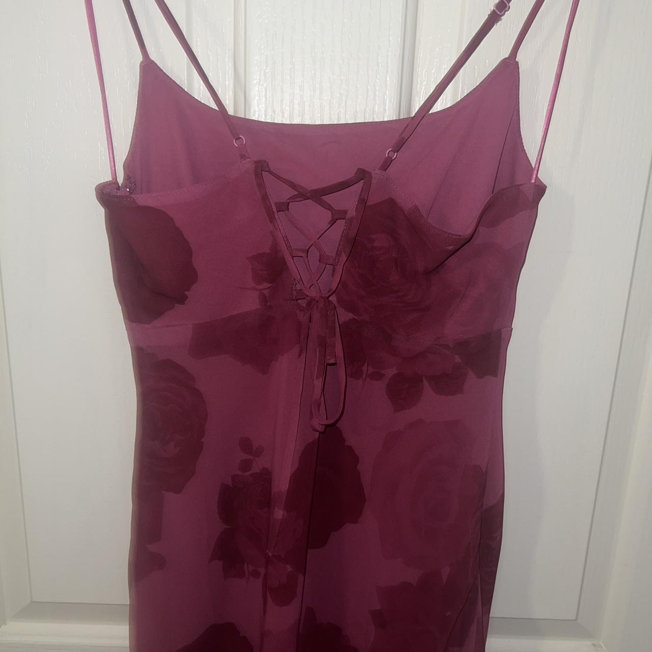 Glassons rose maxi dress Size 10 New without tags - Depop