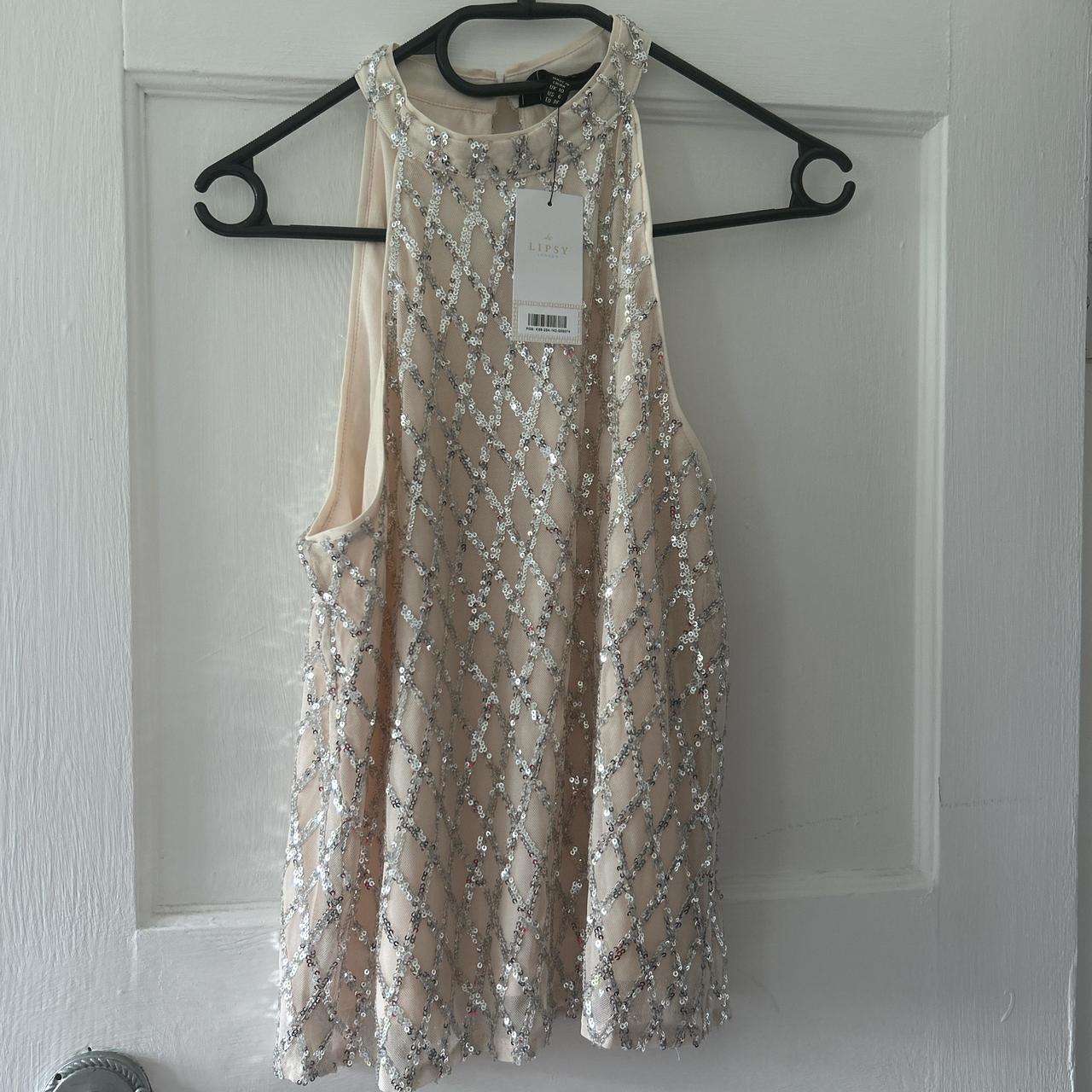 Lipsy top Brand new with tag Size 10 - Depop